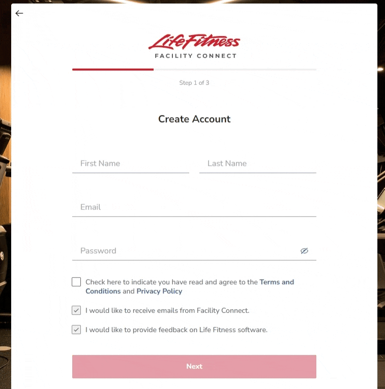 Facility Connect - How To Create Your Account – Life Fitness Support