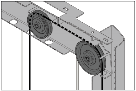 Cybex Ion CI-LCE Đường Dây Cáp Duỗi Chân, Gập Chân – Life Fitness Ủng hộ
