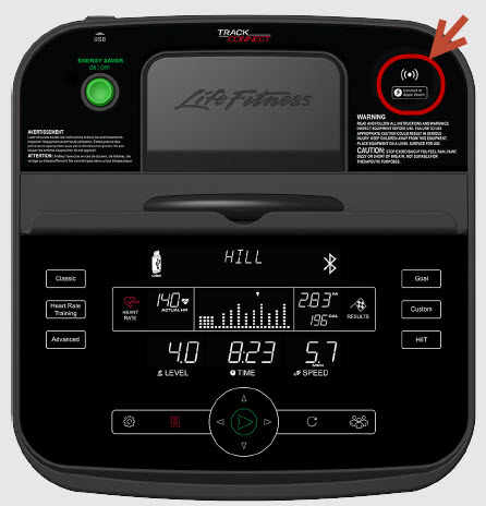 라이프 피트니스 트랙 시리즈 콘솔 소개 – Life Fitness 지원하다