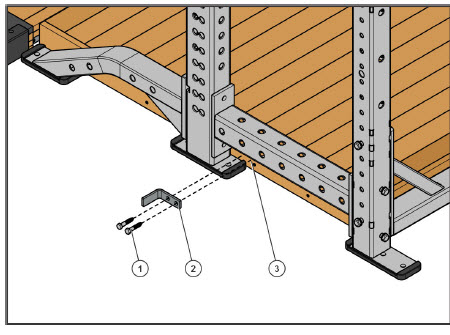 Hammer Strength Premium Wood Platform Securing Bracket – Life Fitness ...