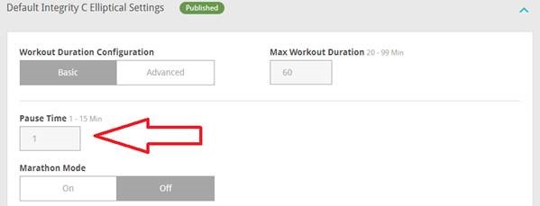 Life Fitness Integrity C Console Pause Time Details – Life Fitness Support