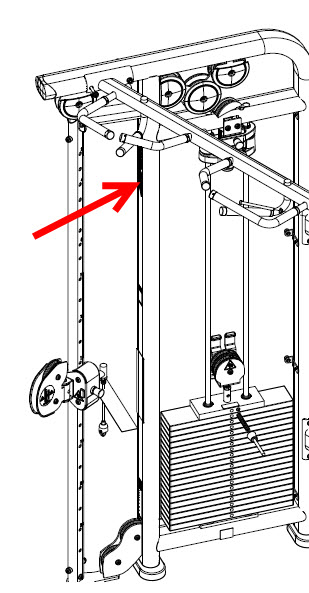 Life Fitness CMDAP Cable Motion Dual Adjustable Pulley Decal Update ...