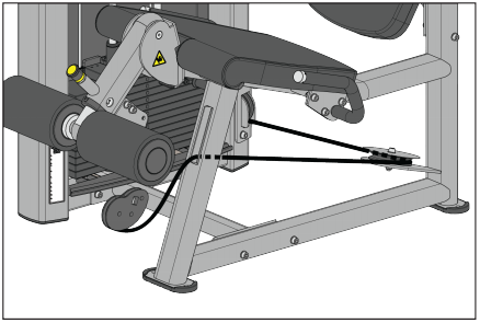 Life Fitness Axiom Series OP-LE Leg Extension Cable Routing – Life ...